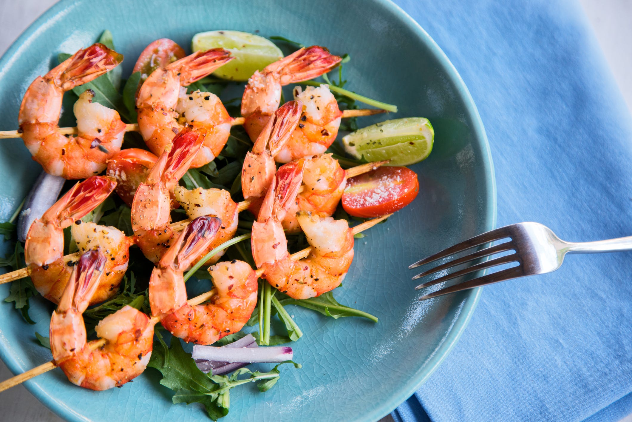 Is shrimp OK to eat on a diet?