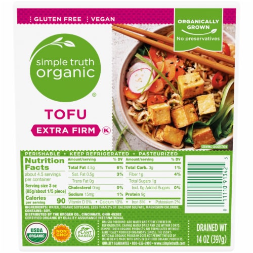 Is Simple Truth Organic tofu non GMO?