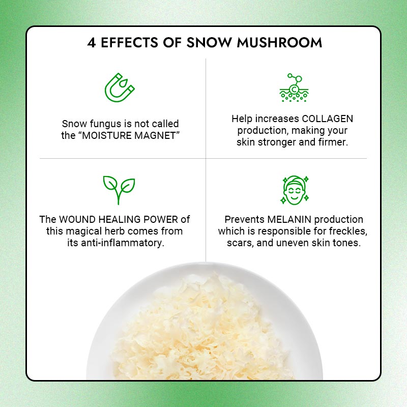 Is snow fungus good for skin?
