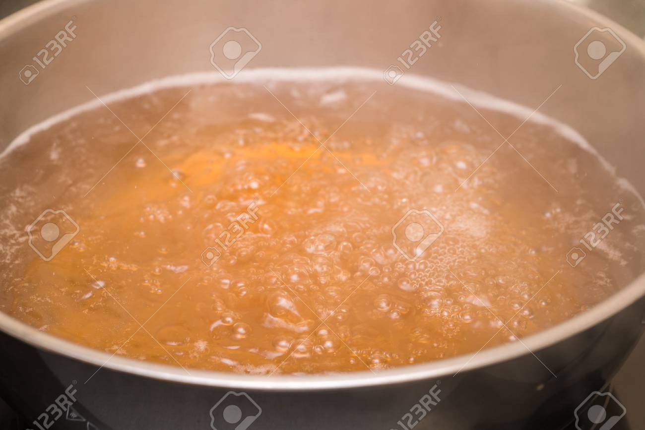 Is soup boiled?