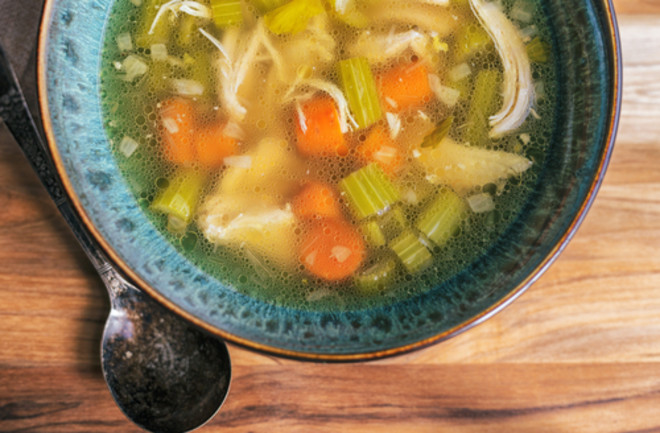 Is soup really good for you when you're sick?
