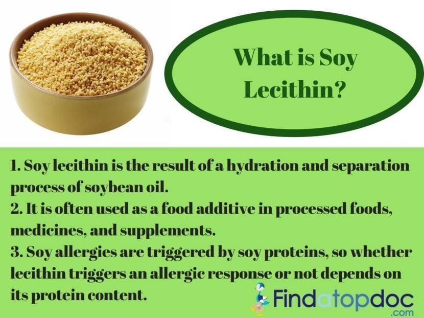 Is soy lecithin a protein?