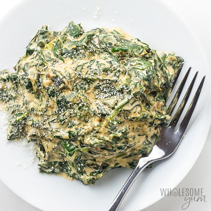 Is spinach OK on keto?