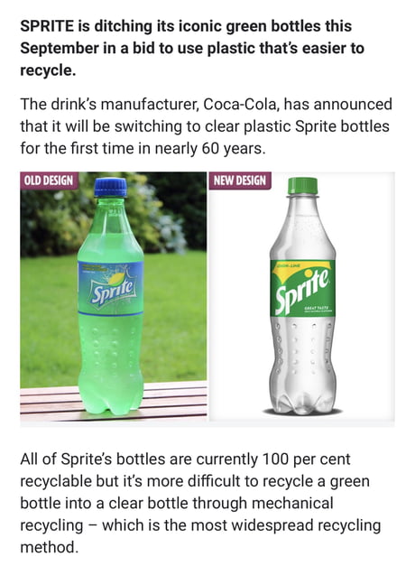 Is Sprite considered a clear liquid?