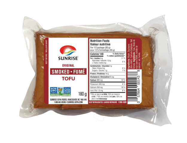 Is Sunrise smoked tofu gluten-free?