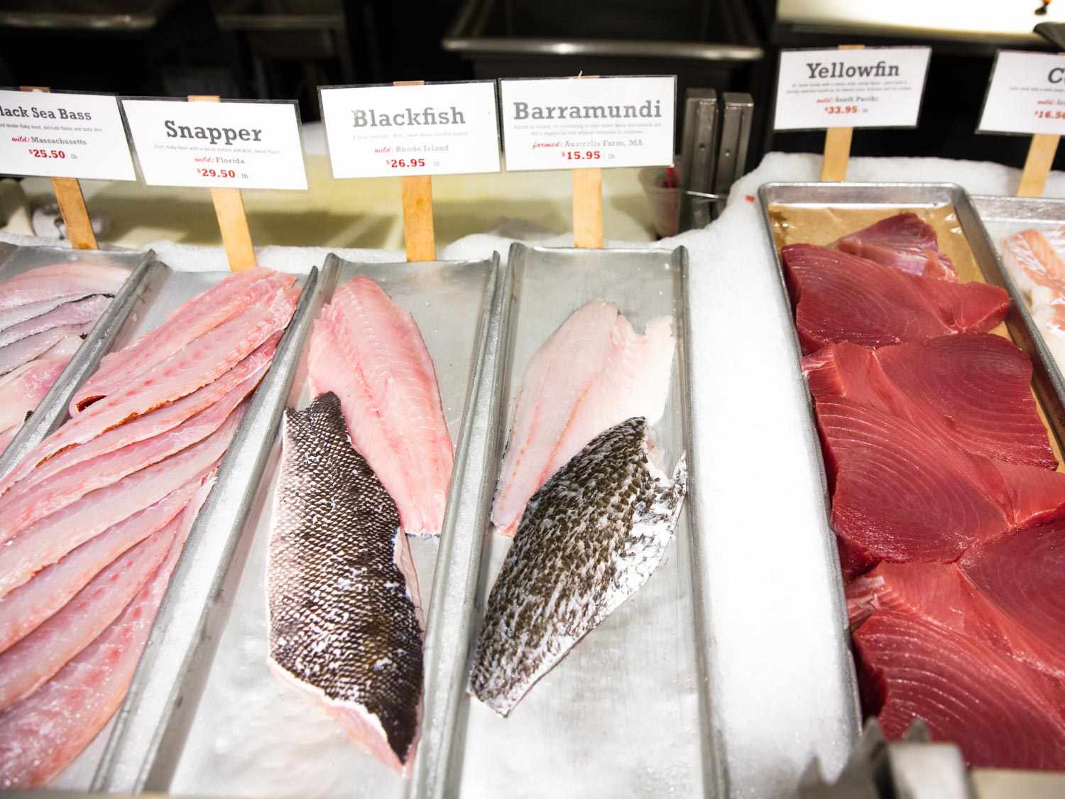 Is supermarket a fish sashimi-grade?