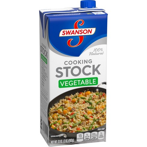 Is Swanson vegetable cooking stock vegan?