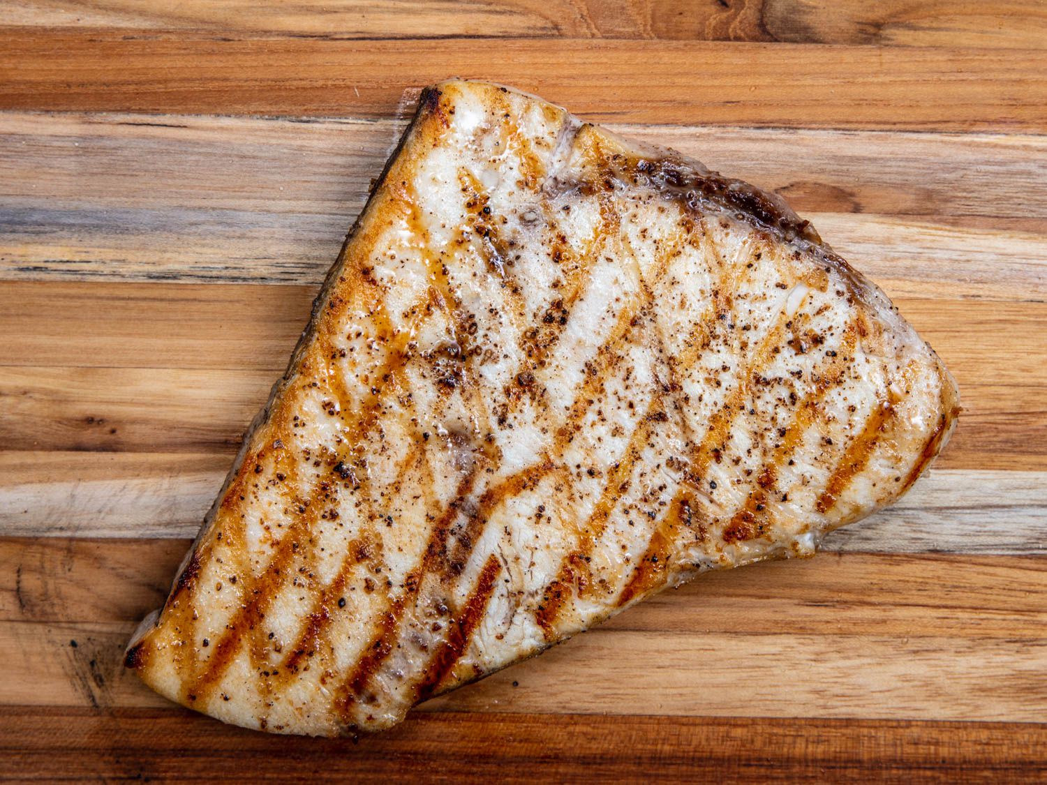 Is swordfish OK medium-rare?