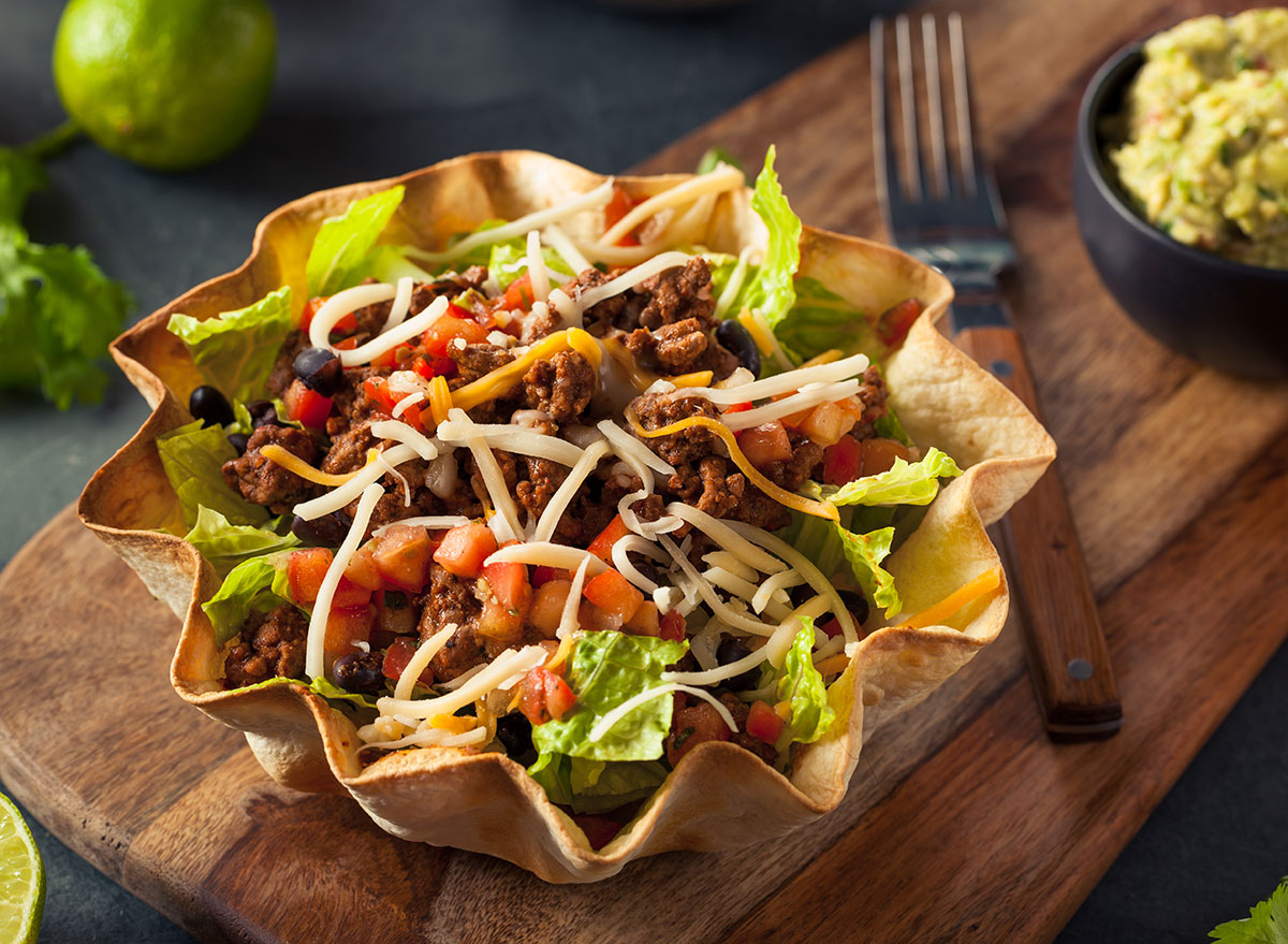 Is taco salad unhealthy?