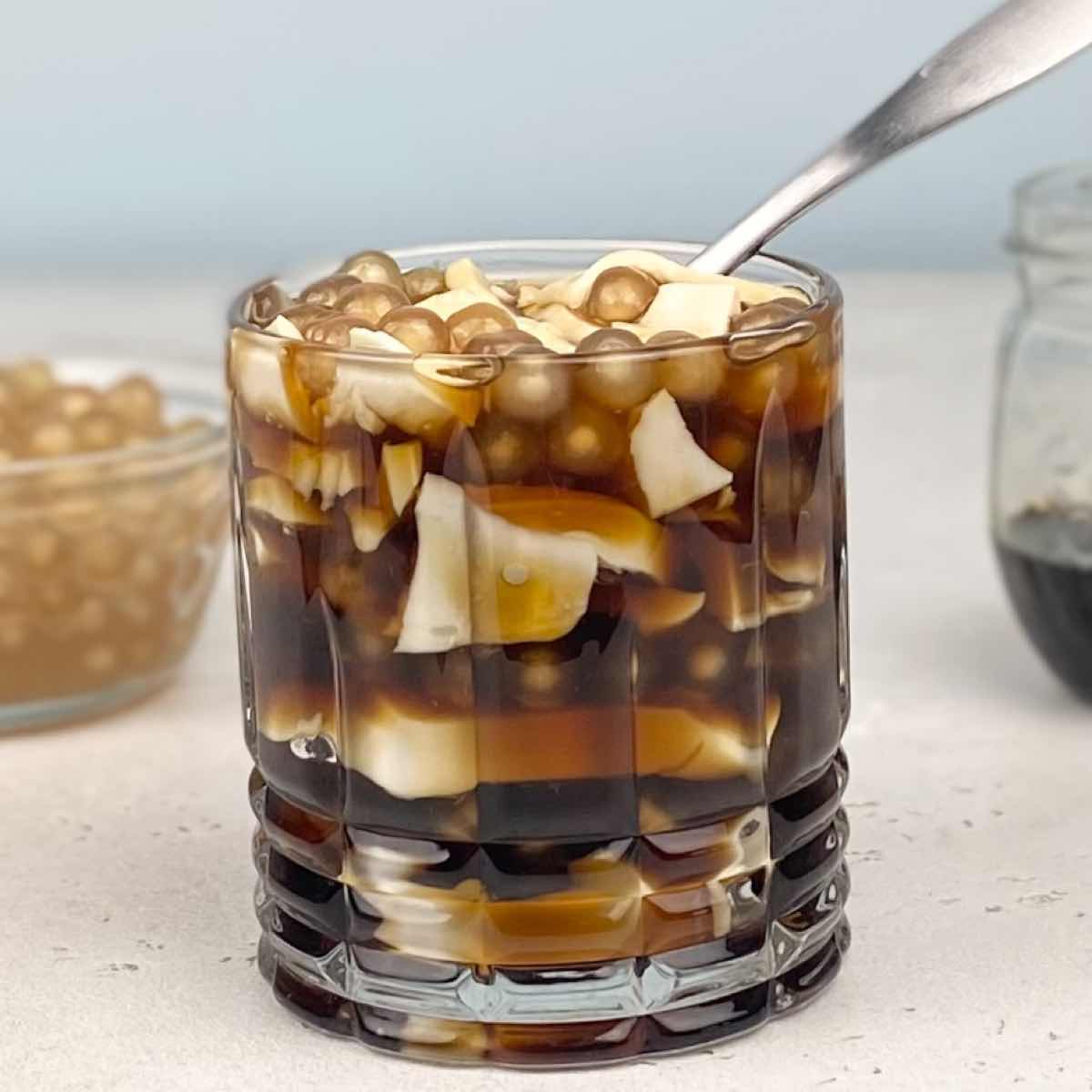 Is taho made of tofu?