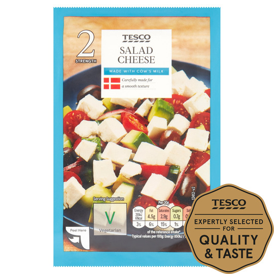 Is Tesco salad cheese like feta?
