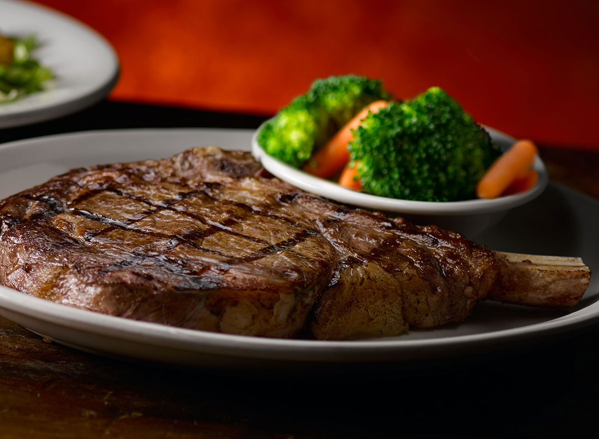 Is Texas Roadhouse bone in ribeye healthy?