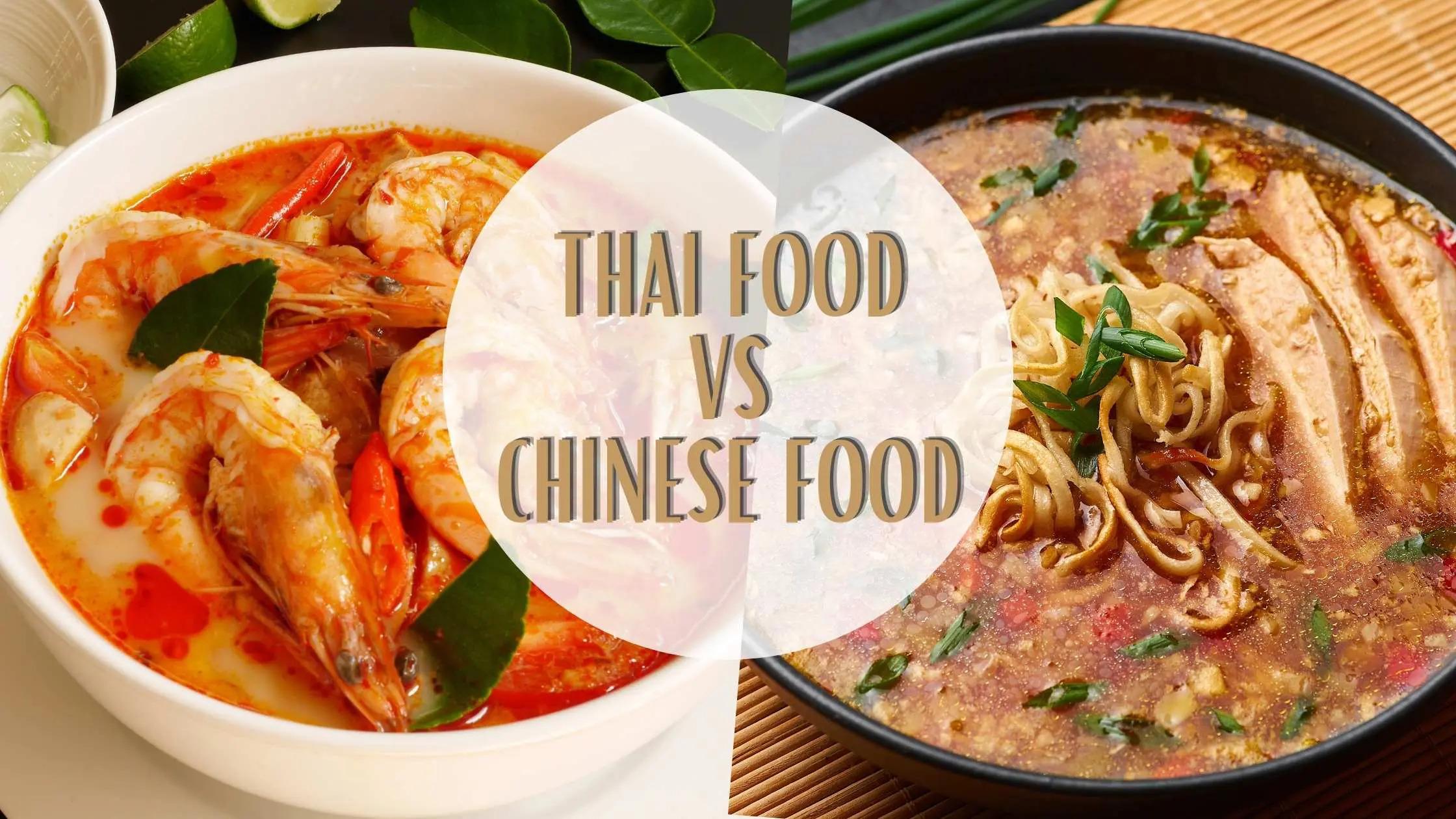 Is Thai food better than Chinese?