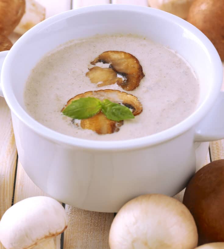 Is there a difference between mushroom soup and cream of mushroom soup?