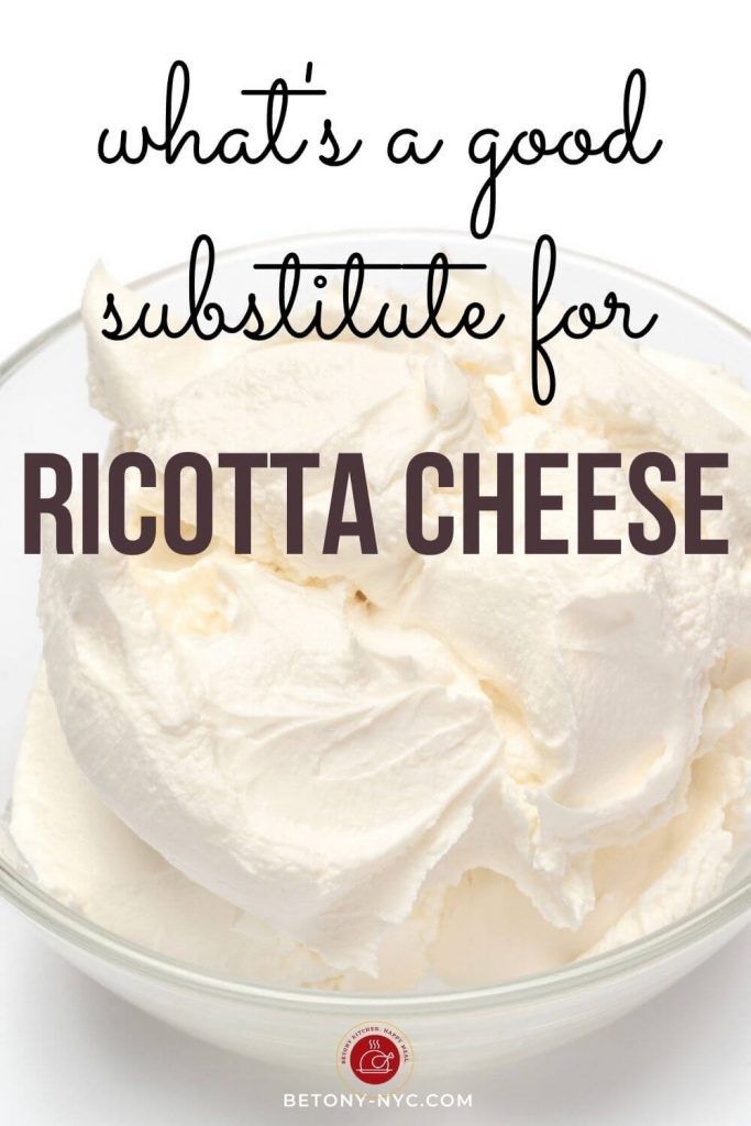 Is there a good substitute for ricotta cheese?