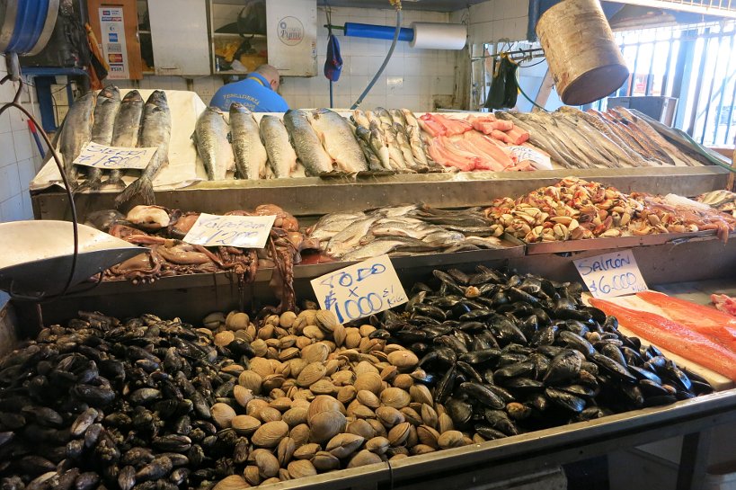 Is there a lot of seafood in Chile?