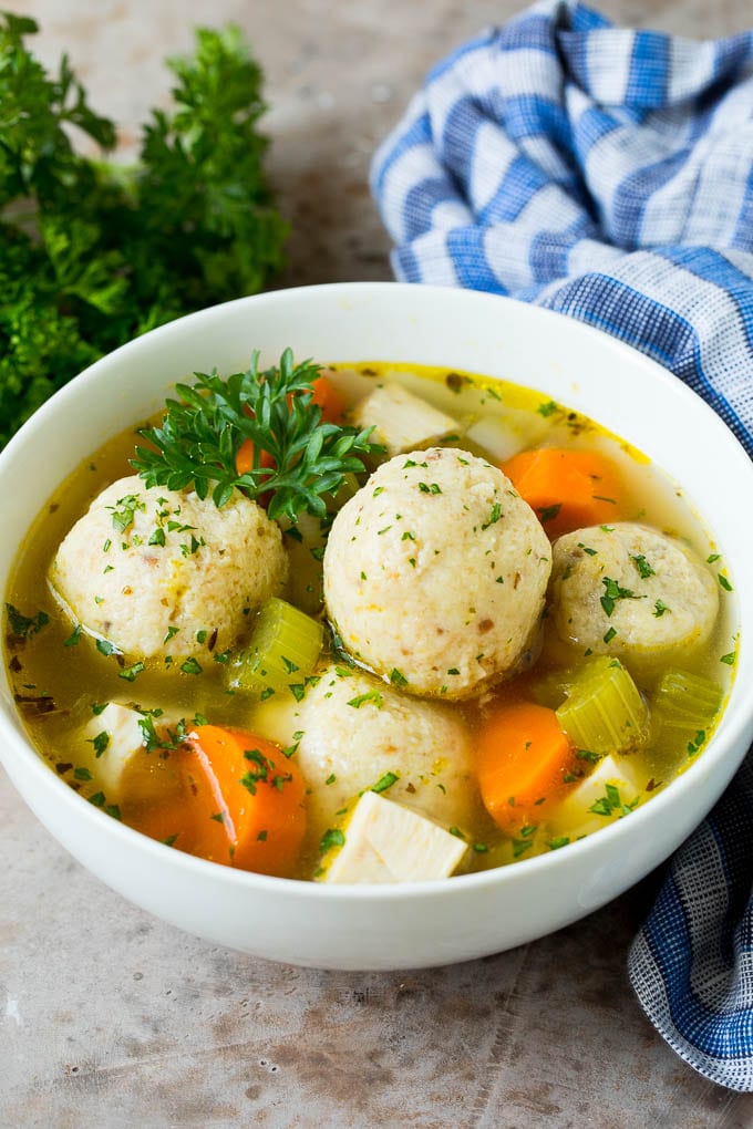 Is there a lot of sodium in matzo ball soup?