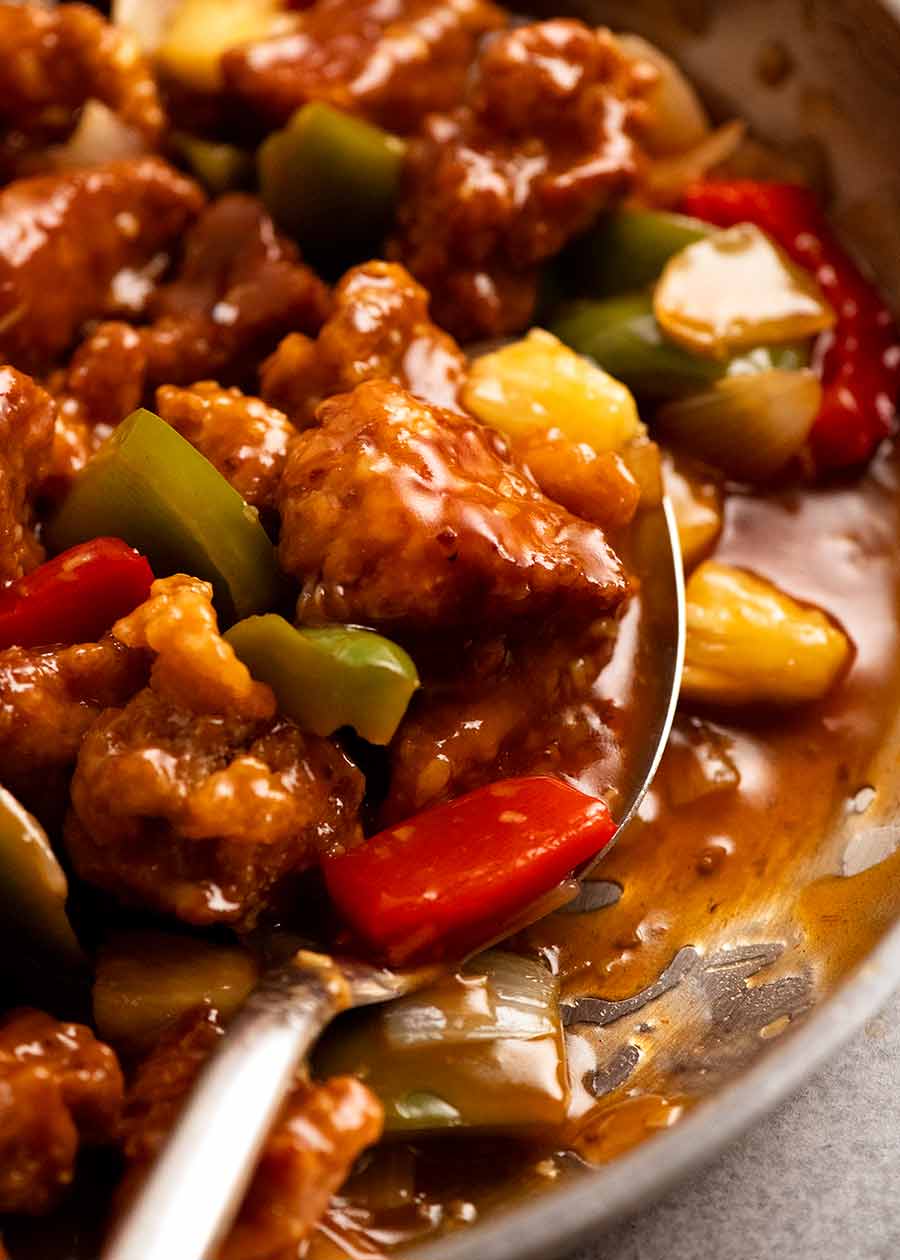 Is there a lot of sugar in sweet and sour pork?