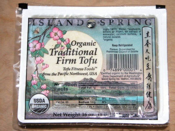 Is there a tofu shortage coming out of your ears?