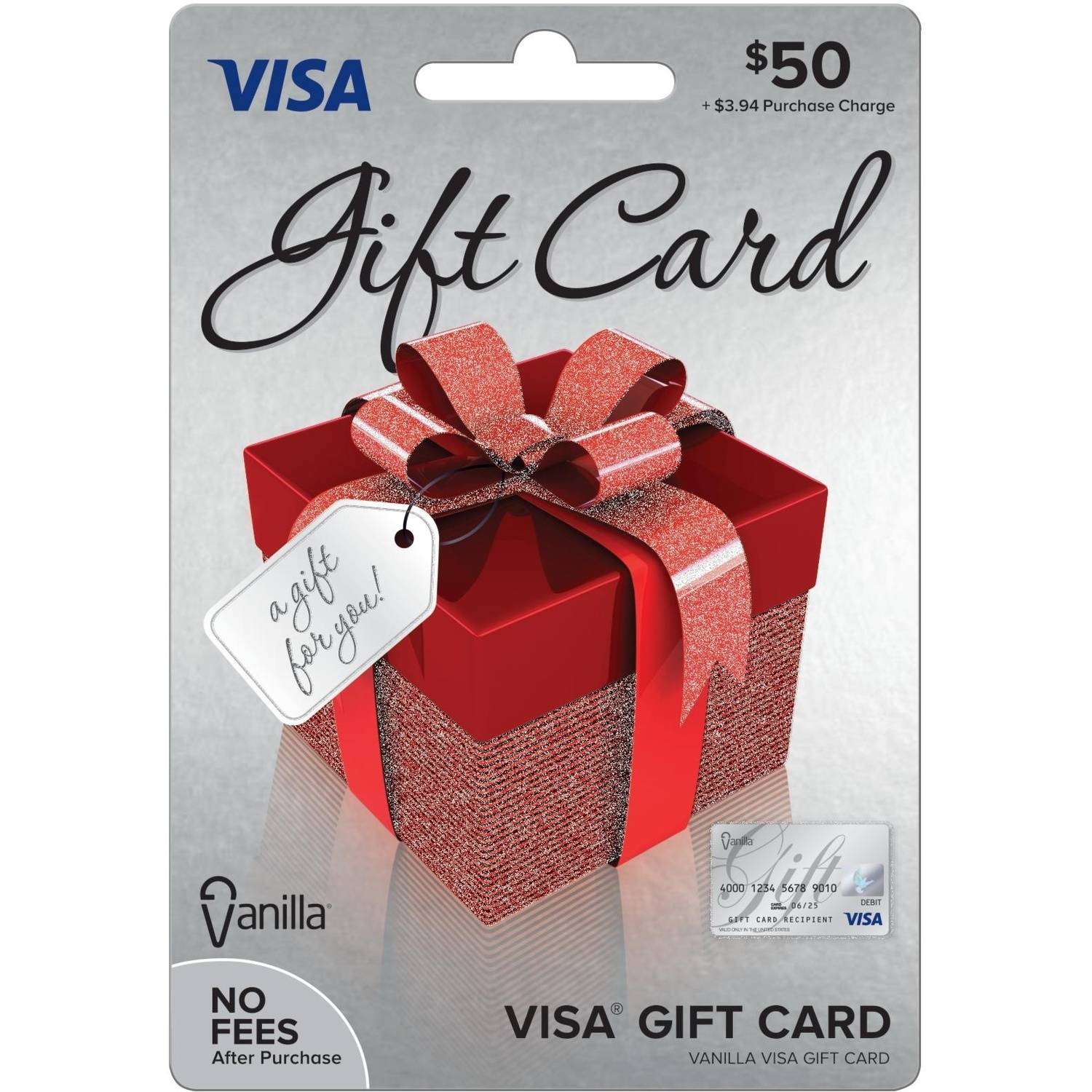 Is there a Visa gift card without fees?