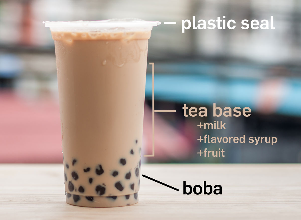 Is there actual tea in bubble tea?