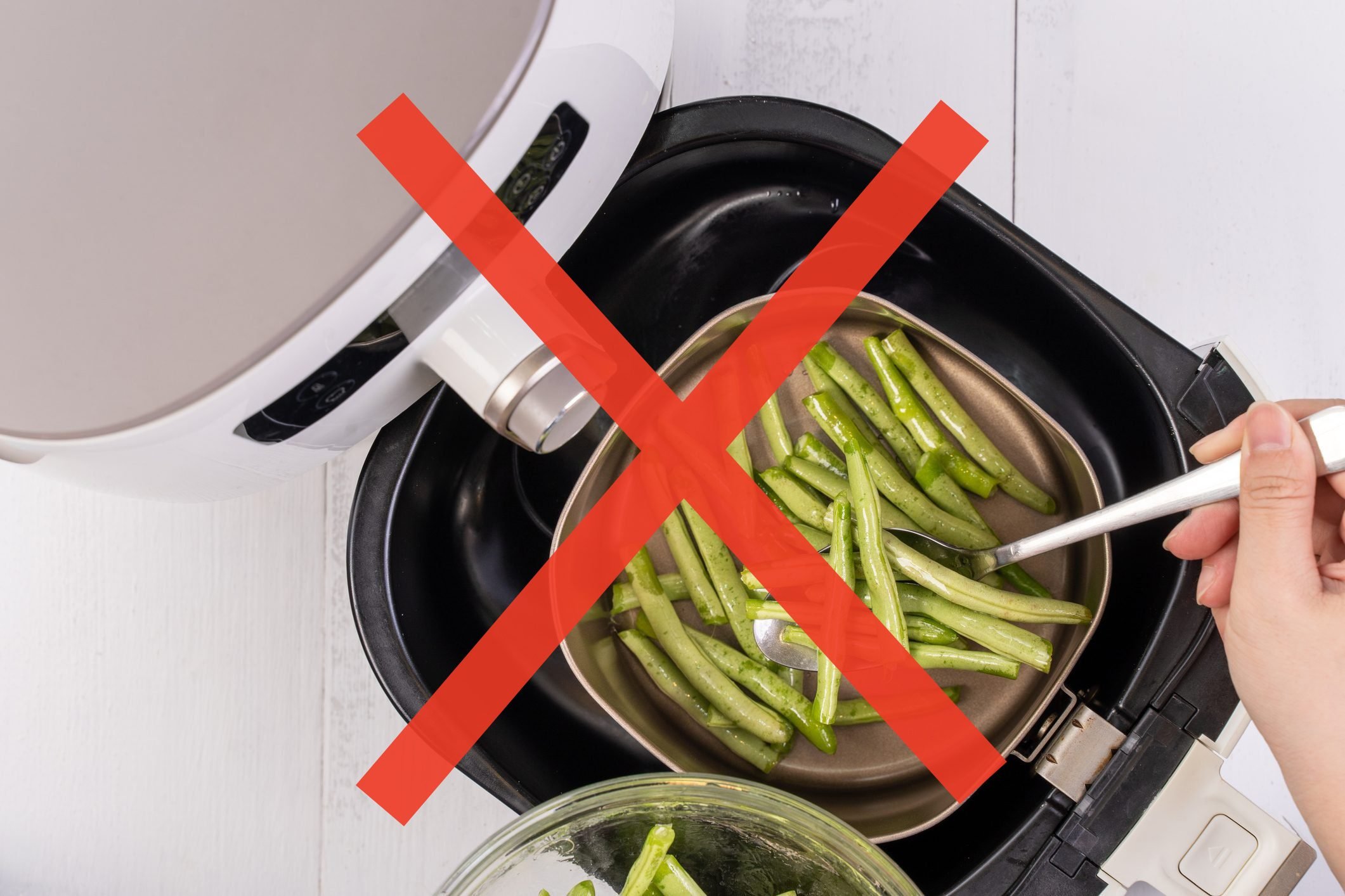 Is there anything you can't put in an air fryer?