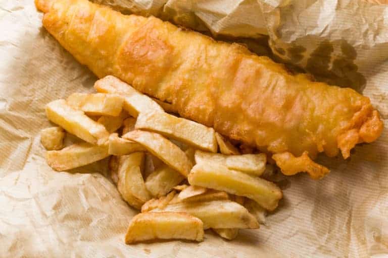 Is there egg in chip shop batter?