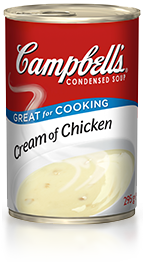 Is there gluten in Campbells cream of chicken soup?