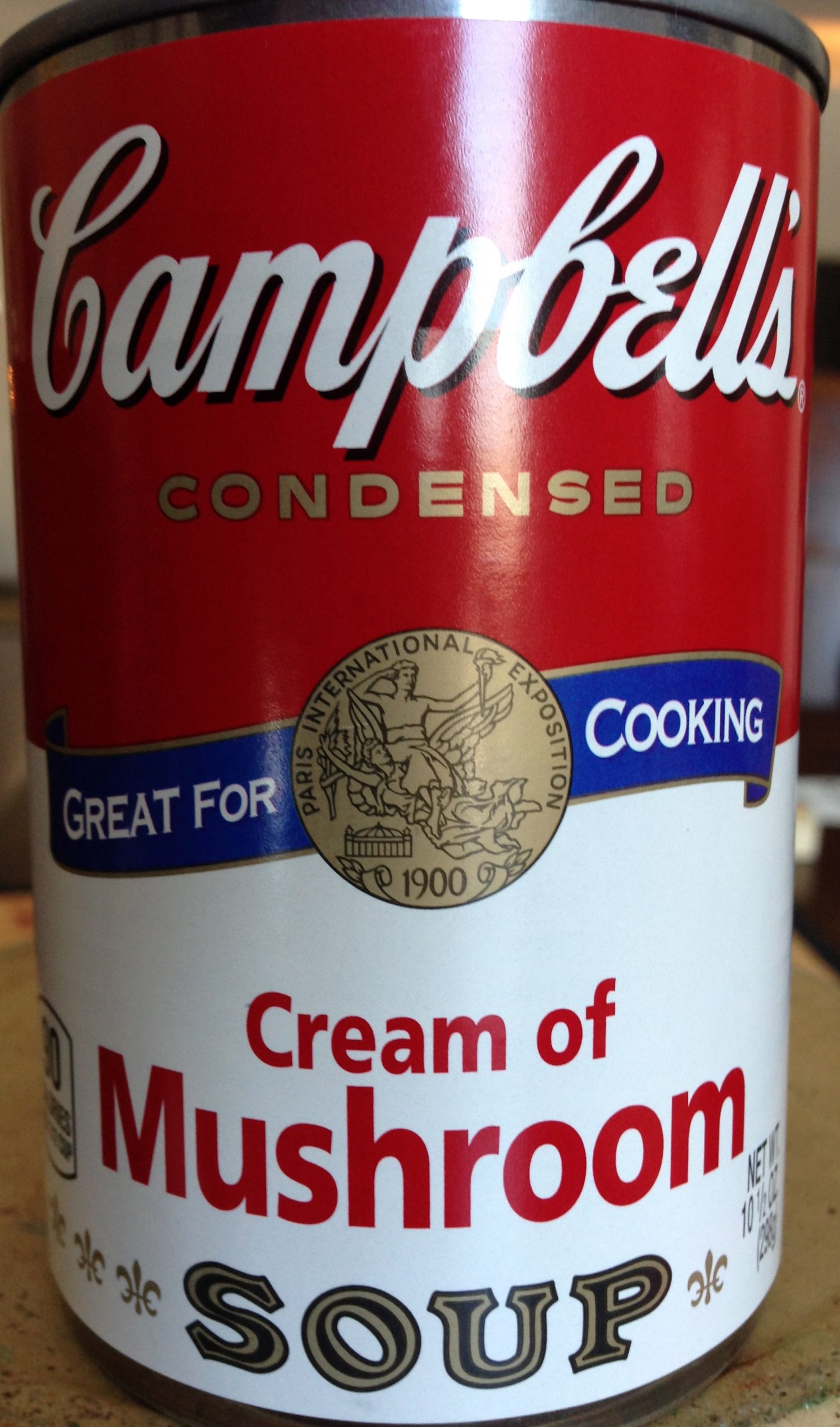 Is there gluten in Campbell's mushroom soup?