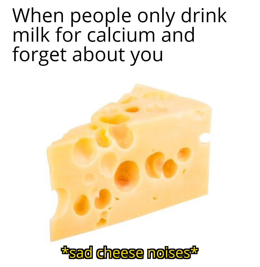 Is there more calcium in milk or cheese?