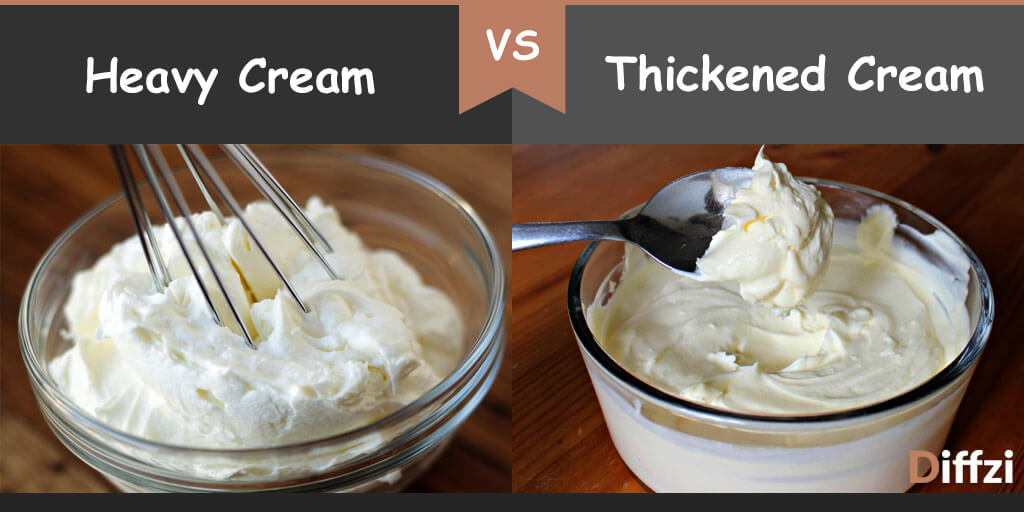 Is thickened cream and heavy cream the same thing?