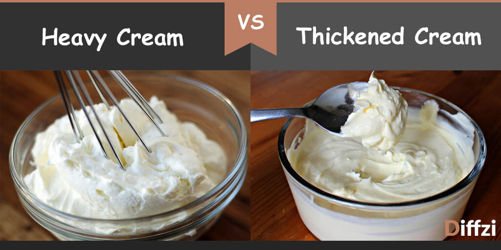 Is thickened cream same as cooking cream?