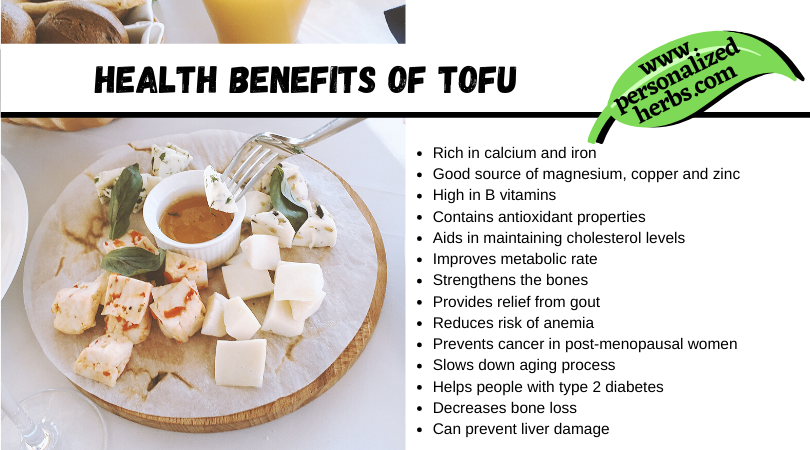 Is tofu good for anemia?