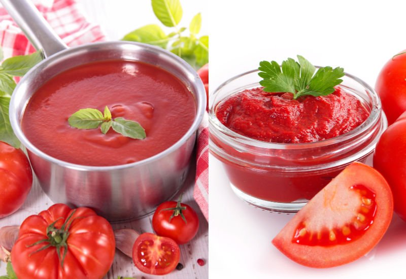 Is tomato sauce the same as tomato?