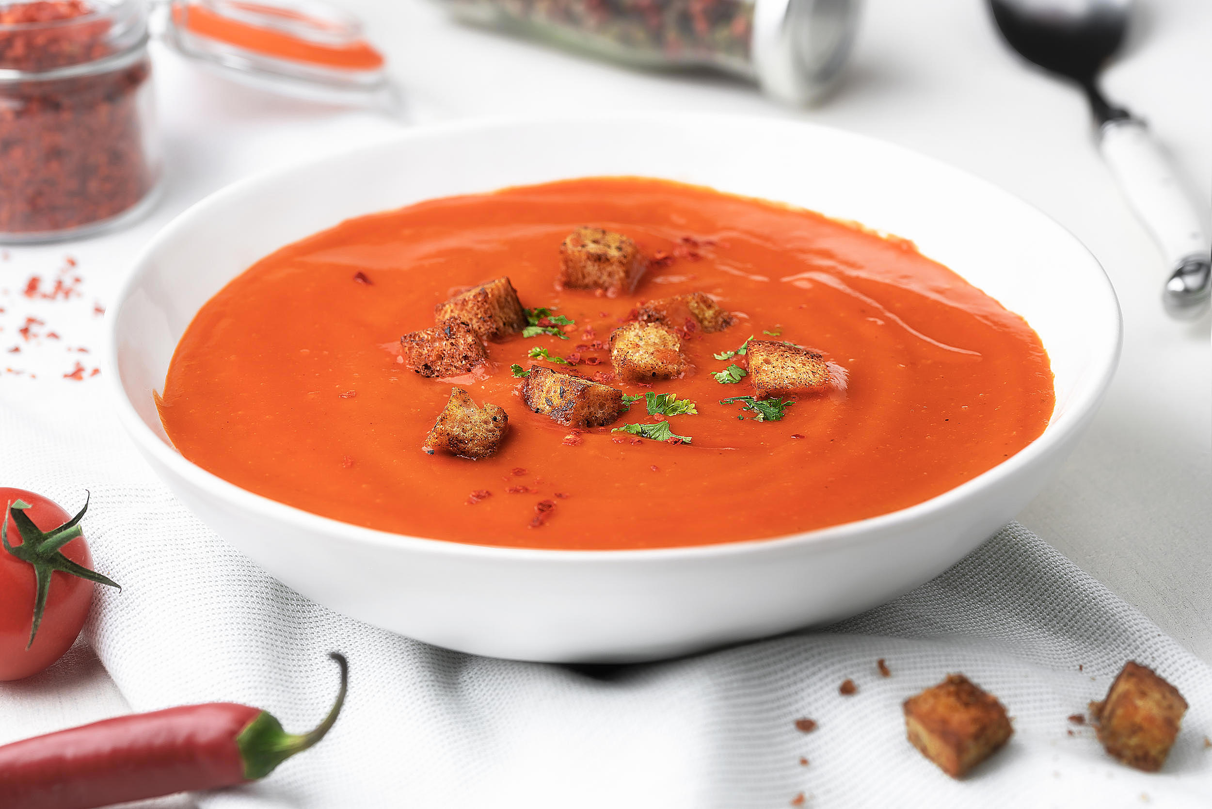 Is tomato soup filling or filling?