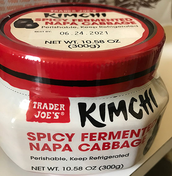 Is Trader Joe's kimchi vegan?