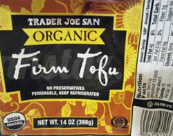 Is Trader Joe's tofu non GMO?