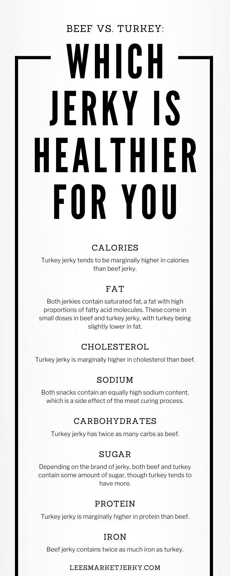 Is turkey jerky healthier than beef jerky?