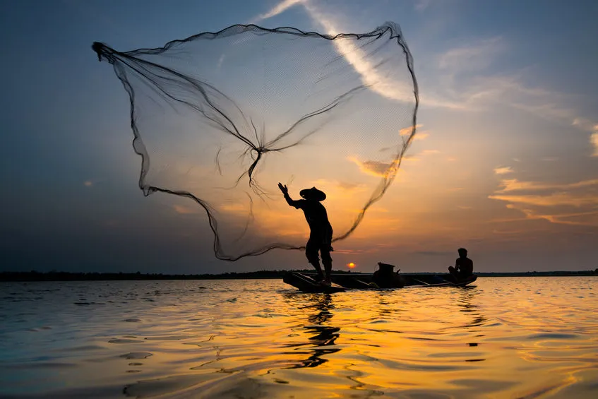 Is using a cast net considered fishing?