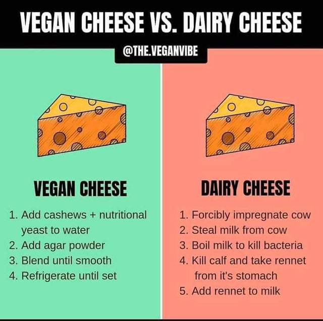 Is Vegan cheese worse than real cheese?