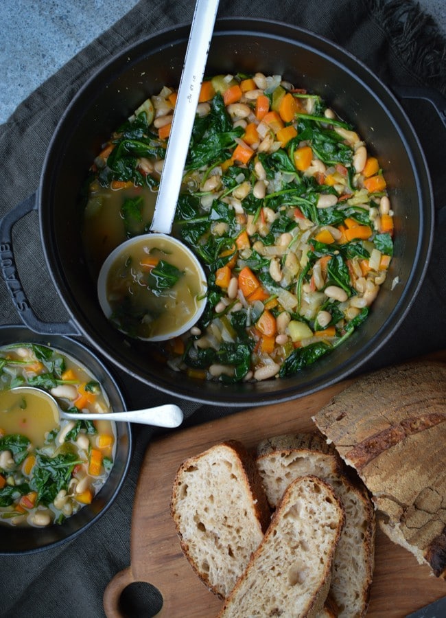 Is vegetable soup a good source of iron?