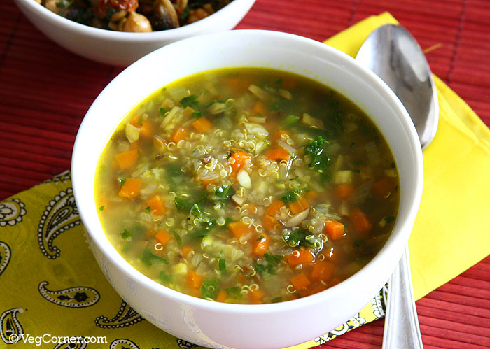 Is vegetable soup good for a cold?