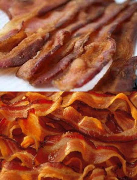 Should bacon be crunchy or chewy?