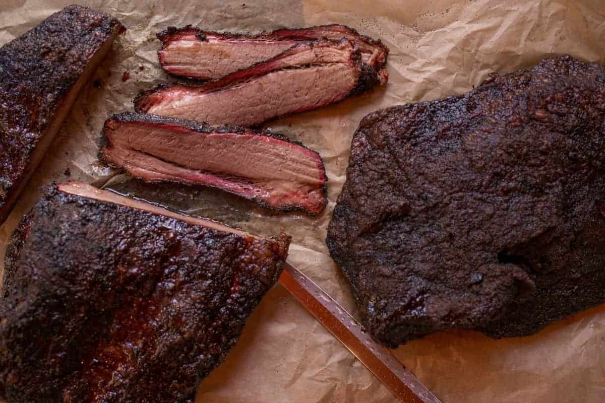 Should brisket bark be hard or soft when smoked?
