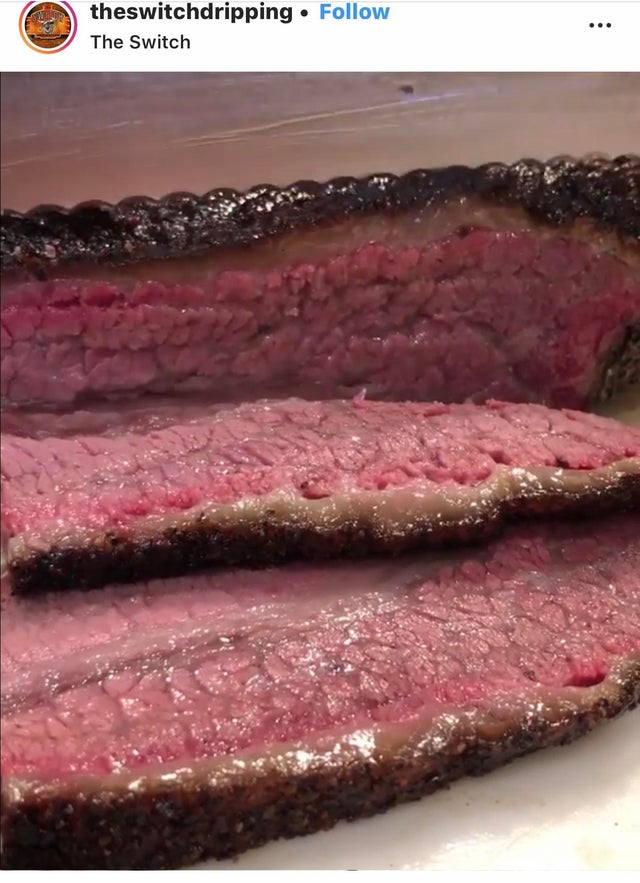 Should brisket be pink in the middle?