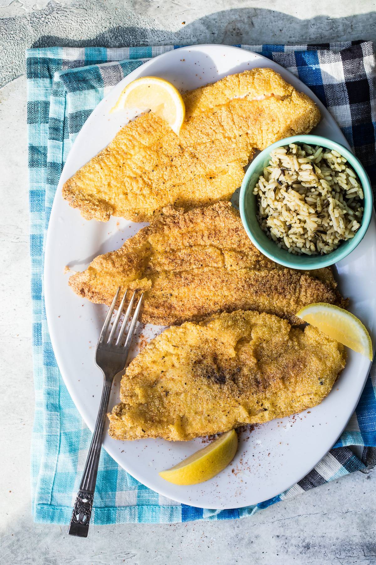 Should catfish be soaked before cooking?