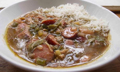 Should I add filé to gumbo before or after cooking?