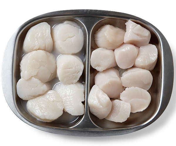 Should I buy wet or dry scallops?