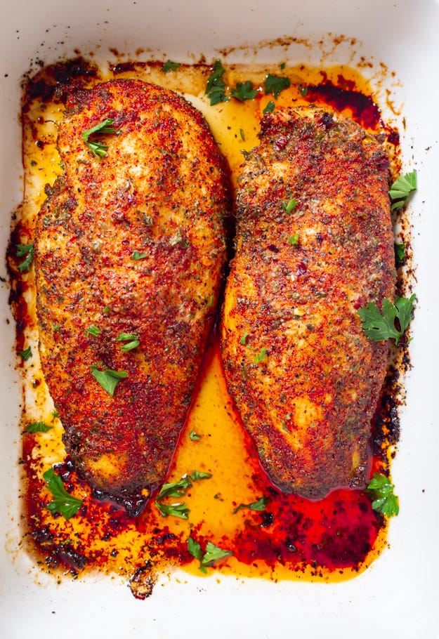 Should I cover chicken breast when baking in the oven?