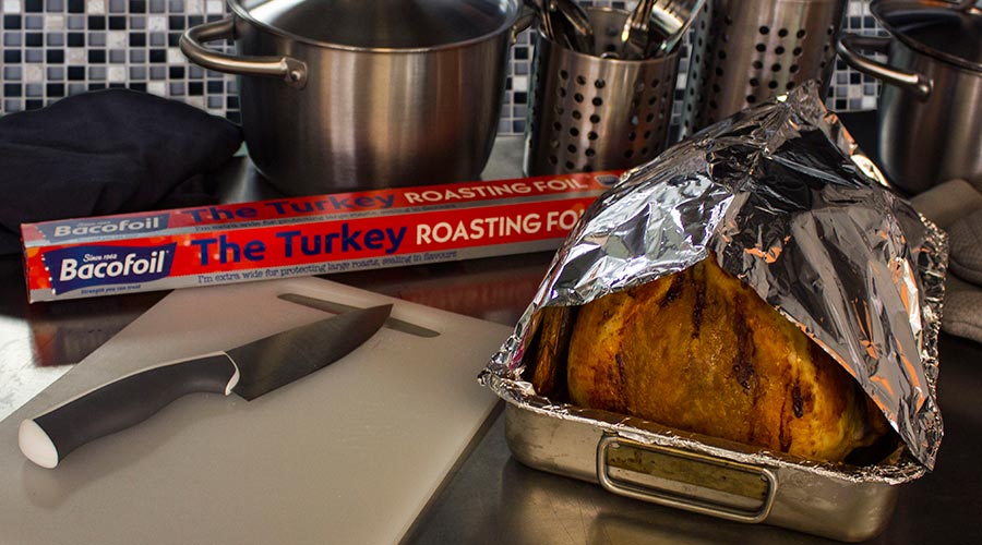 Should I Cover the turkey with foil in the oven?